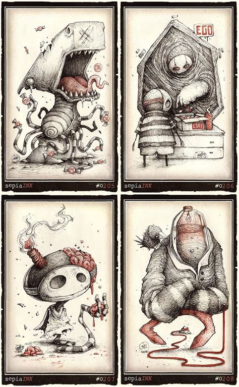 Paride Bertolin Sepiaink 101 232 Animação Desenho Ilustração