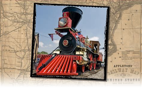 Early Rail The Cowcatcher Moving North Carolina