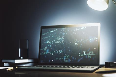 Premium Photo Creative Scientific Formula Illustration On Modern Computer Monitor Science And