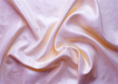 Close Up Of Satin Textured Fabric Stock Image Image Of Soft Backdrop