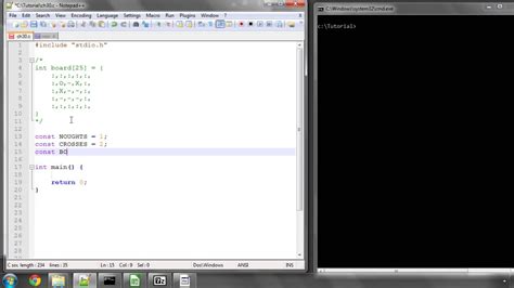 beginning c programming part 30 simple tic tac toe 1 youtube