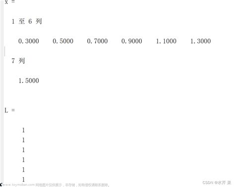9、matlab程序设计与应用刘卫国（第三版）课后实验九：数值微分与积分 Toy模板网