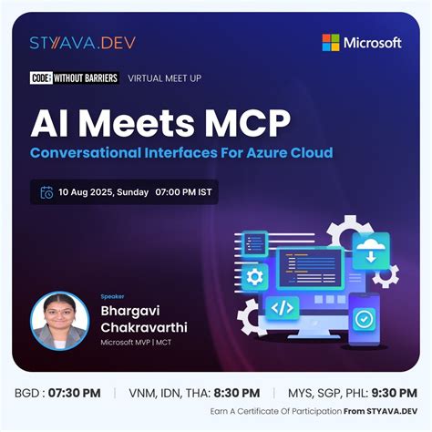 Conversationalai Azurecloud Mcp Aiforazure Microsoftmvp Cloudcomputing Techwebinar