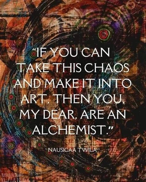 Turn Chaos Into Art Inspirational Quote Quotes From The Book The