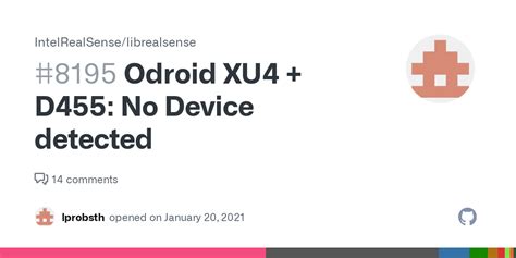 Odroid Xu4 D455 No Device Detected · Issue 8195 · Intelrealsenselibrealsense · Github