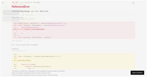 Markdown Previewer Codesandbox