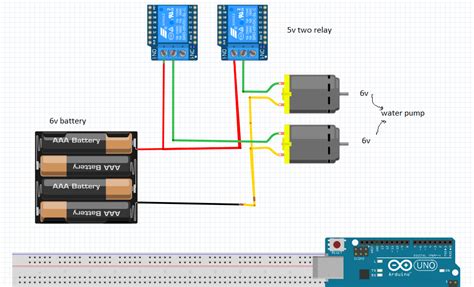 Two Relaytwo Water Pump And One Battery Sensors Arduino Forum