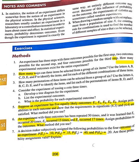 Probability Q Class Exercise In Statistics The Notion Of An