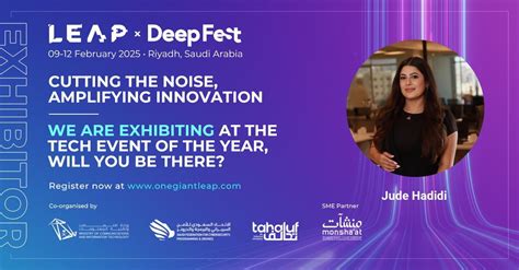 At OmniOps, we’re thrilled to announce that we’ll be exhibiting at #LEAP25. | Jude Hadidi