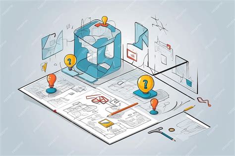 Premium Photo A Vector Drawing Represents Problem Solving Concept Design