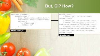 BDD With CucumberJS And WebdriverIO PPT