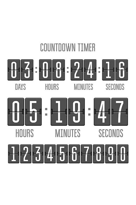 多倒计时秒表秒表计时器大山谷图库