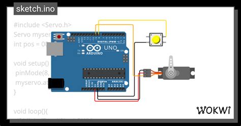 Servo Wokwi ESP STM Arduino Simulator