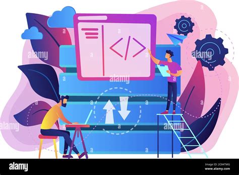 Big Data Developer Concept Vector Illustration Stock Vector Image And Art