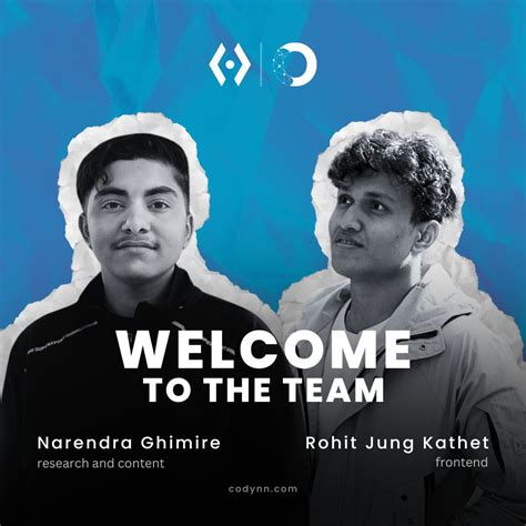 Join Us In Welcoming Narendra Ghimire To The Codynn Team As Our