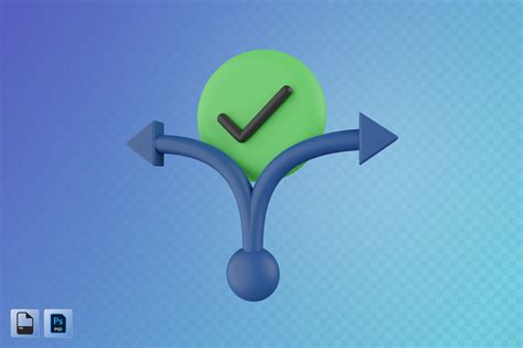 Decision Making 3d Object Graphic By Aamiansyah · Creative Fabrica