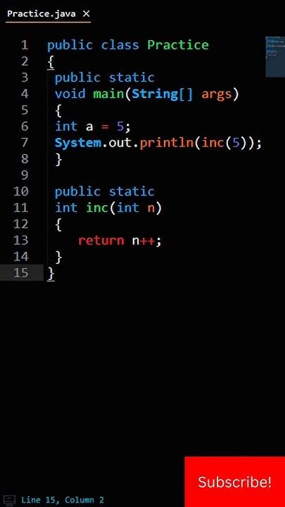 Java Post Increment In Functions Common Mistake Shorts Youtube