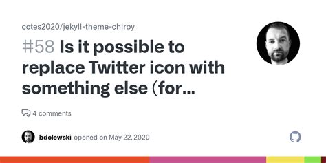 is it possible to replace twitter icon with something else for example