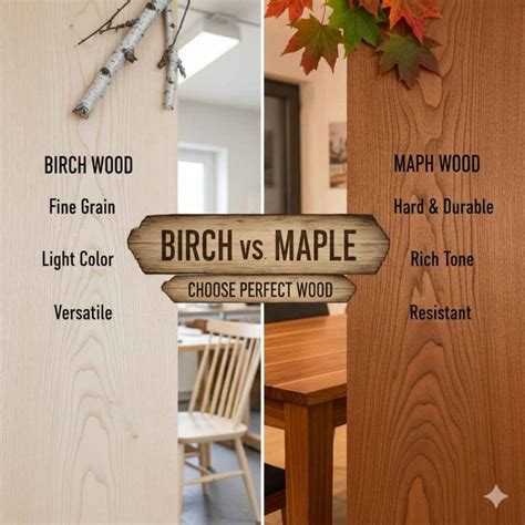 Birch Vs Maple Hardwood Ultimate Guide To Choose The Best Wood Woodworking Advisor