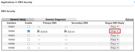 DNS Security DrayTek