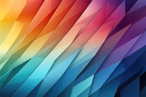 Premium Ai Image Abstract Colorful Polygonal Background Vector Illustration