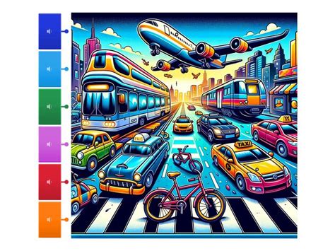 Transport Modes Labelled Diagram