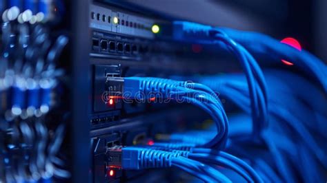 modern data center with highspeed network for efficient operations and