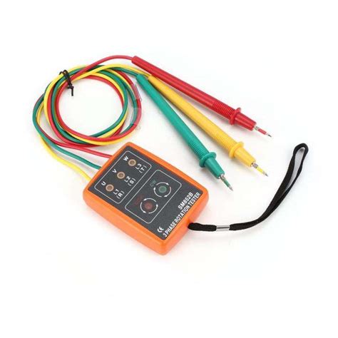 Phase Tester 3 Phase Rotation Tester Phase Indicator Detector Led