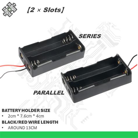 18650 Battery Holder Socket With Wire Multiply Size Options 18650 Series And Parallel Battery