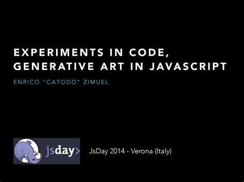experiments in code generative art in javascript speaker deck