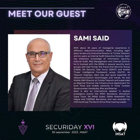 Nihel Ben Youssef On Linkedin Introducing Our Dear Guest Sami Said