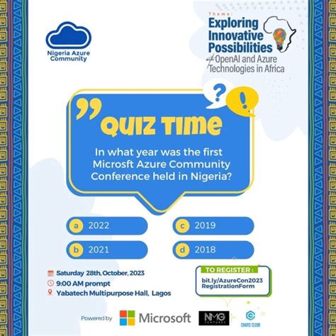 Azure Nigeria Community On Linkedin Azurenigeriacon2023 Innovatewithopenai 12 Comments