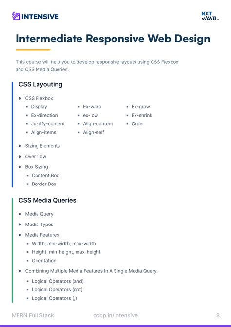mern stack developer course syllabus pdf web design and html internet