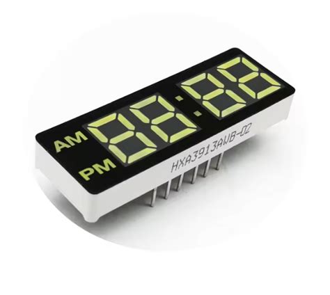 7 segment 4 digit white led clock display for digital clocks