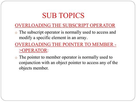 Operator Overloading And Type Conversion In Cpp Pptx