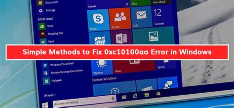 How To Fix Xc Aa Error In Windows
