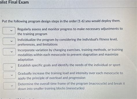 solved alist final examput the following program design