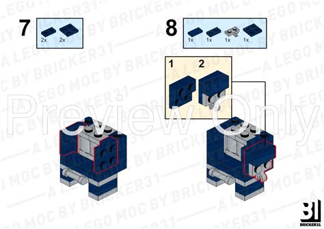 Lego Moc Moc Brickheadz Soundwave With Mini Laserbeak By Bricker31