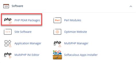 How To Install Php Pear Packages In Cpanel