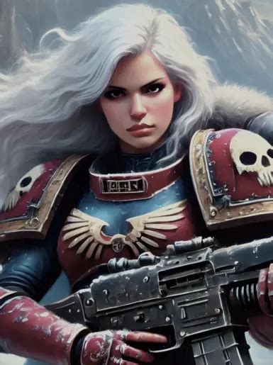Pretty And Badass Lore Themed Argenta Portrait At Warhammer 40 000 Rogue Trader Nexus Mods