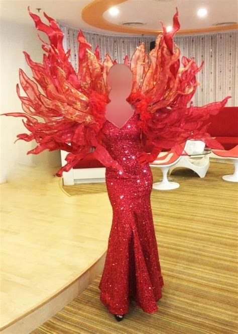 Pinterest Fire Costume Phoenix Costume Drag Queen Outfits