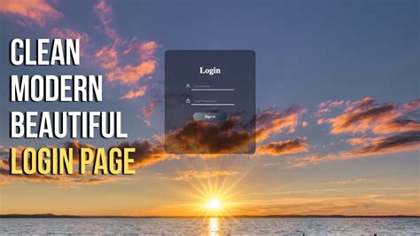 Asmr Programming Beautiful Login Page Coding Asmr Notalking Youtube