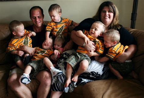 Byler Sextuplets Worlds Only All Girl Sextuplets Celebrate Adding