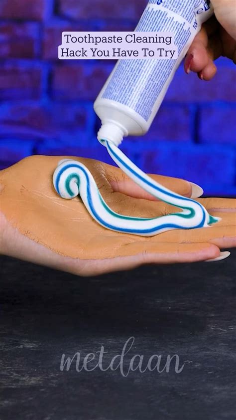 Toothpaste Cleaning Hack You Have To Try