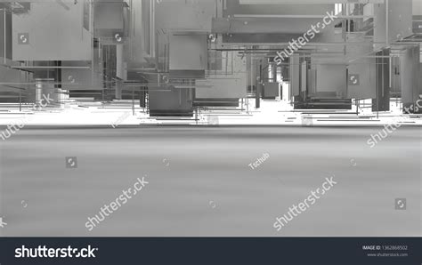 3d Rendering Exploded Cube On White Stock Illustration 1362868502
