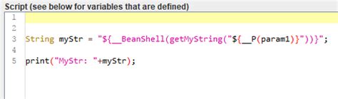 Jmeter Call BeanShell Function From BeanShell Programs Like PreProcessor PostProcessor