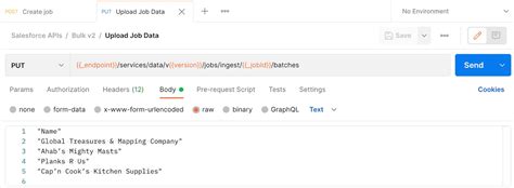 Bulk Api 20 を使用する Salesforce Trailhead