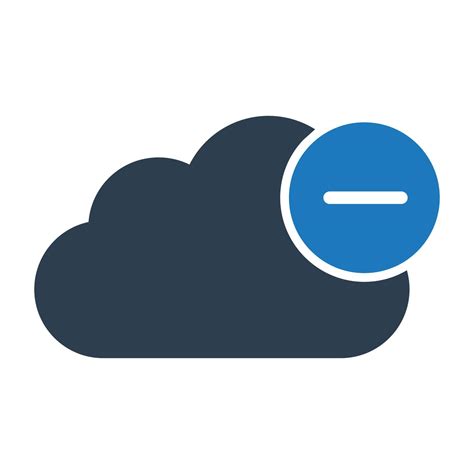 Cloud Remove Vector Icon That Can Easily Modify Or Edit 9679029 Vector Art At Vecteezy