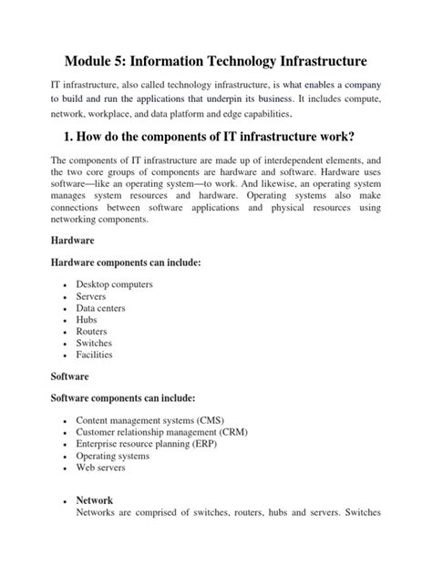module 5 it infrastructure pdf backup computer data storage