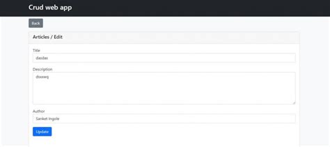 Laravelcrud Web App Project In Php With Source Code And Report